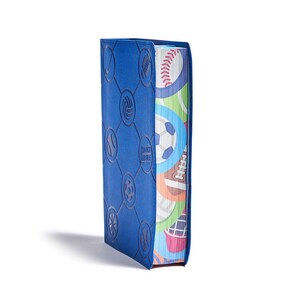 PERSONALIZED *** CSB Kids Bible - Soft Leather-look - Blue With Sports ...