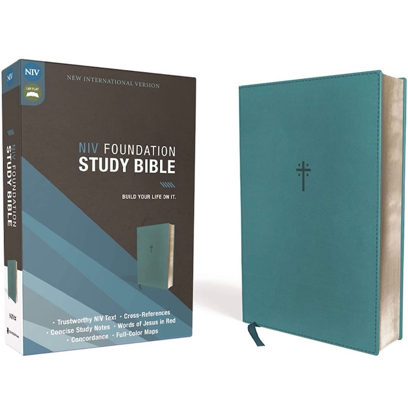 PERSONALIZED NIV Foundation Study Bible Leathersoft - Etsy