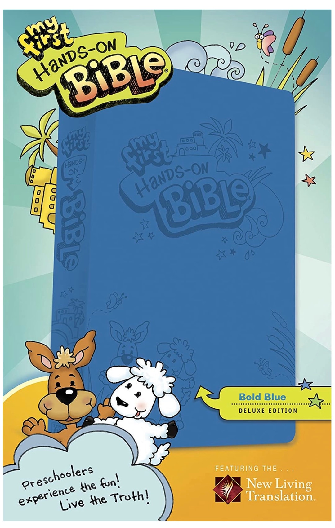 Personalized My First Hands-on Bible: Blue Leathersoft NLT - Etsy