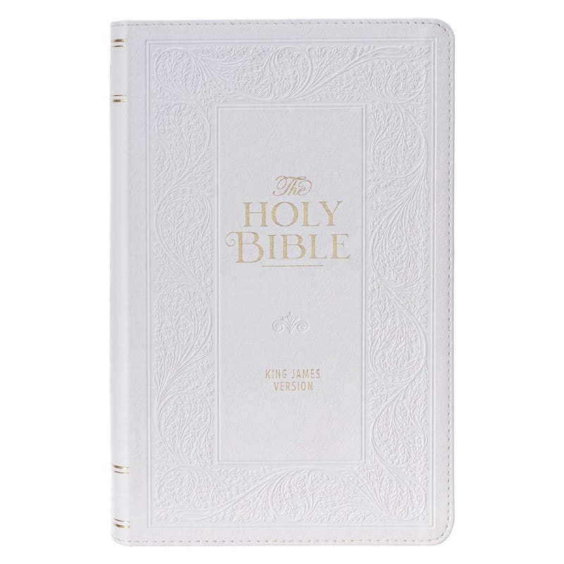 Kjv Bibles White Floral - Etsy