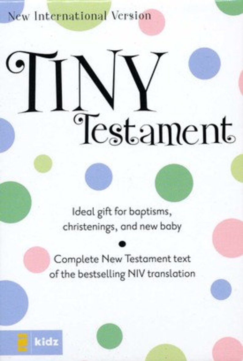 PERSONALIZED NIV Baby's New Testament Pink White - Etsy