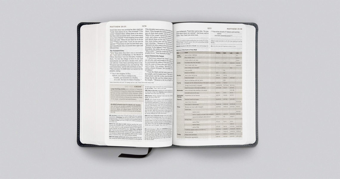 PERSONALIZED *** ESV Student Study Bible, Navy/slate. *** Custom Name ...
