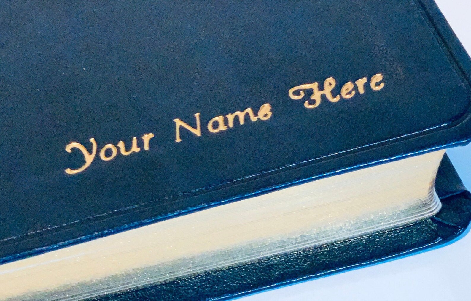 PERSONALIZED ESV Key Word Study Bible Genuine Leather - Etsy