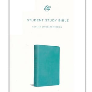 PERSONALIZED *** ESV Student Study Bible, Trutone, Turquoise *** Custom ...