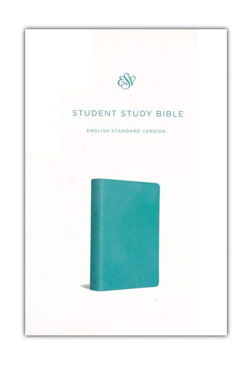 PERSONALIZED *** ESV Student Study Bible, Trutone, Turquoise *** Custom ...