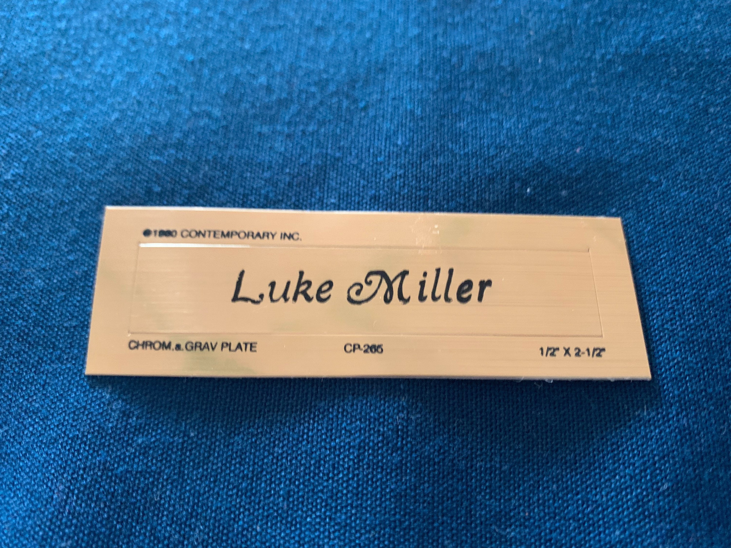 PERSONALIZED *** Bible Name Plate - Silver - Gold *** Custom Name ...