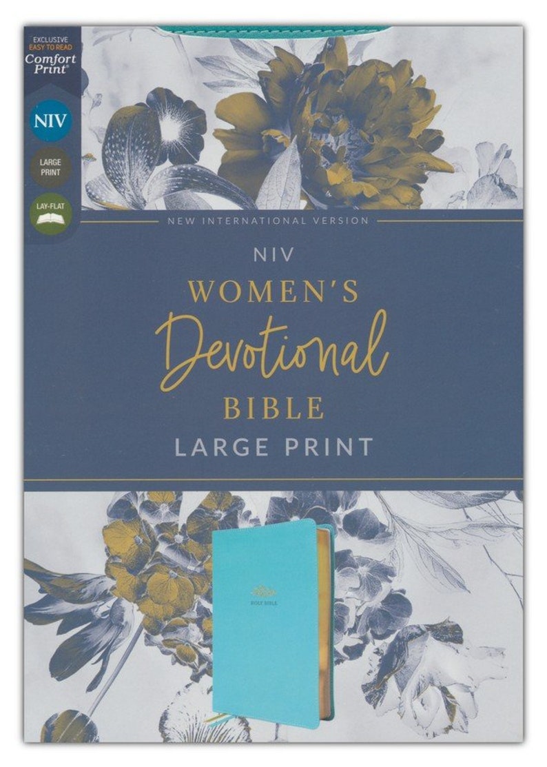 PERSONALIZED *** NIV Large-print Women's Devotional Bible - Soft ...