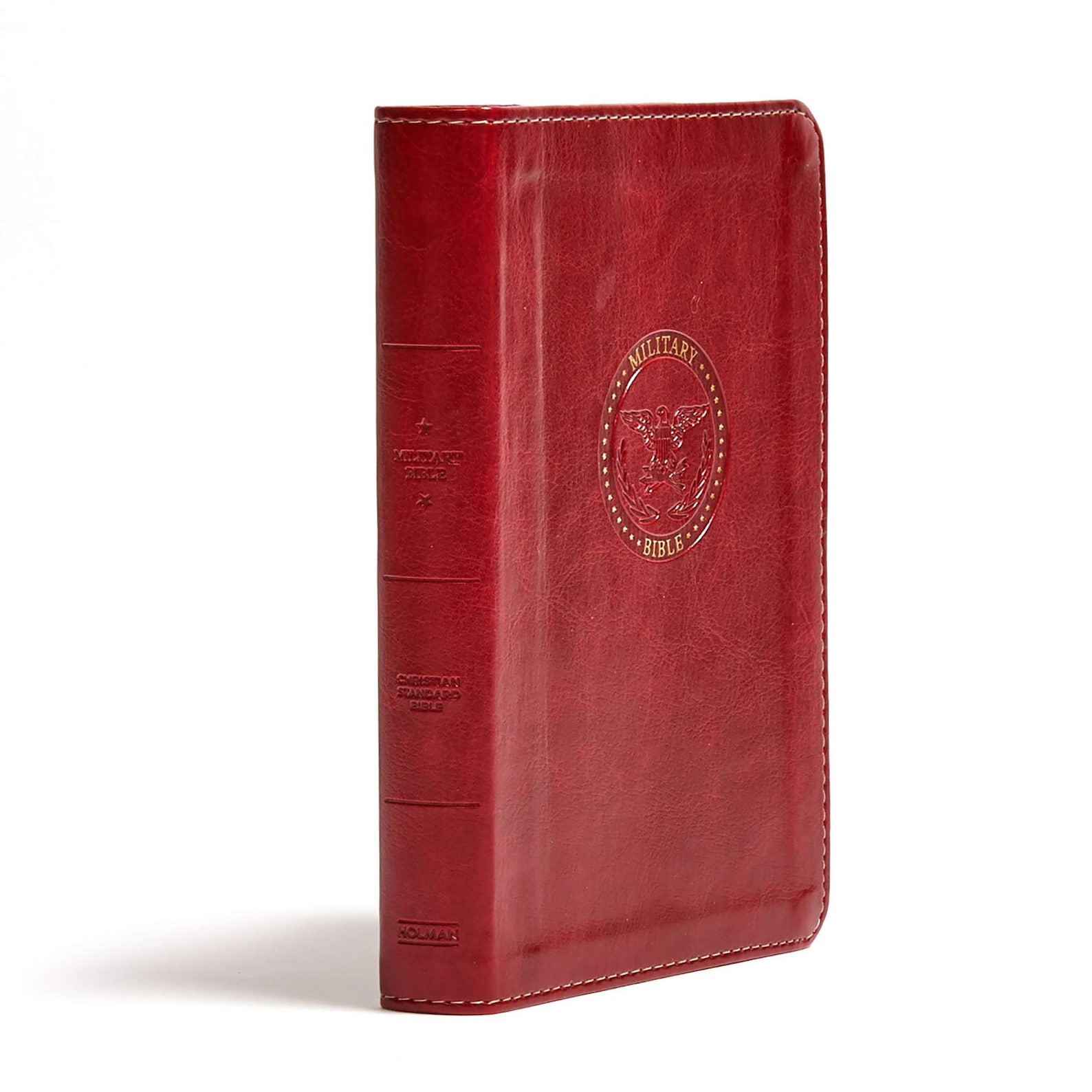 PERSONALIZED *** Marine, CSB Military Bible. Red Leathertouch ...
