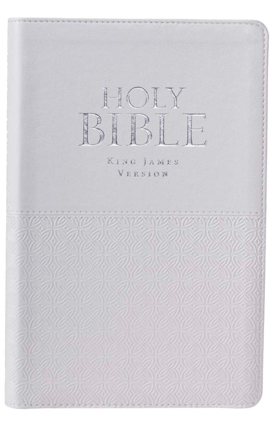 White Holy Bible Cover