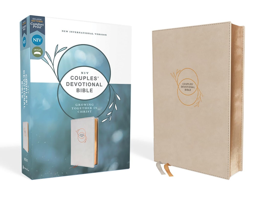 PERSONALIZED ** NIV Couples' Devotional Bible - Comfort Print - Soft ...
