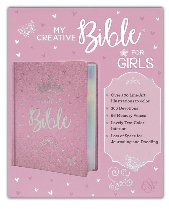 PERSONALIZED ESV My Creative Bible for Girls Hardcover | Etsy