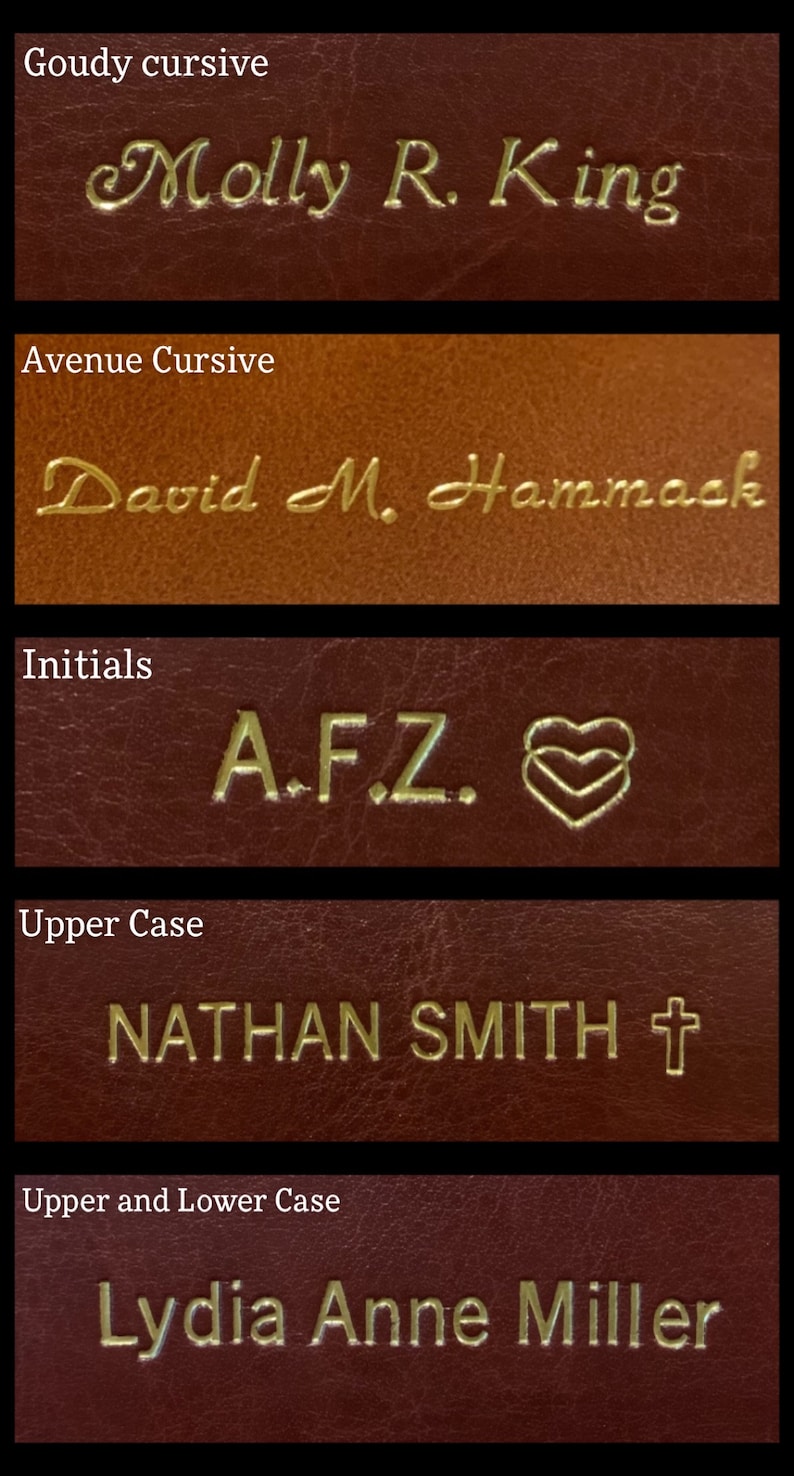 PERSONALIZED Bible Name Plate Silver Gold Custom - Etsy