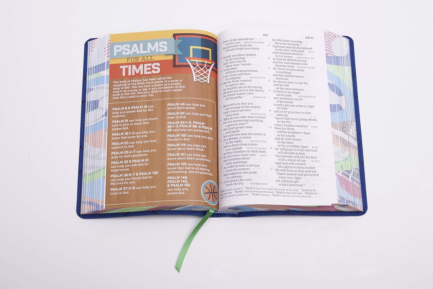 PERSONALIZED *** CSB Kids Bible - Soft Leather-look - Blue With Sports ...