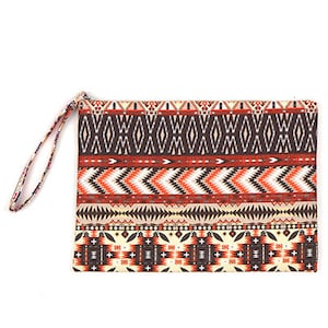 Hand Sewn Native Inspired Cloth Wallet Pouch With Handle - Etsy