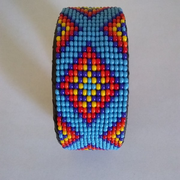 Beaded Cuff Bracelet - Etsy