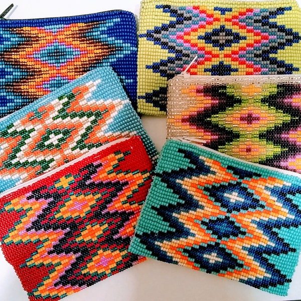 Beaded Change Purse - Etsy