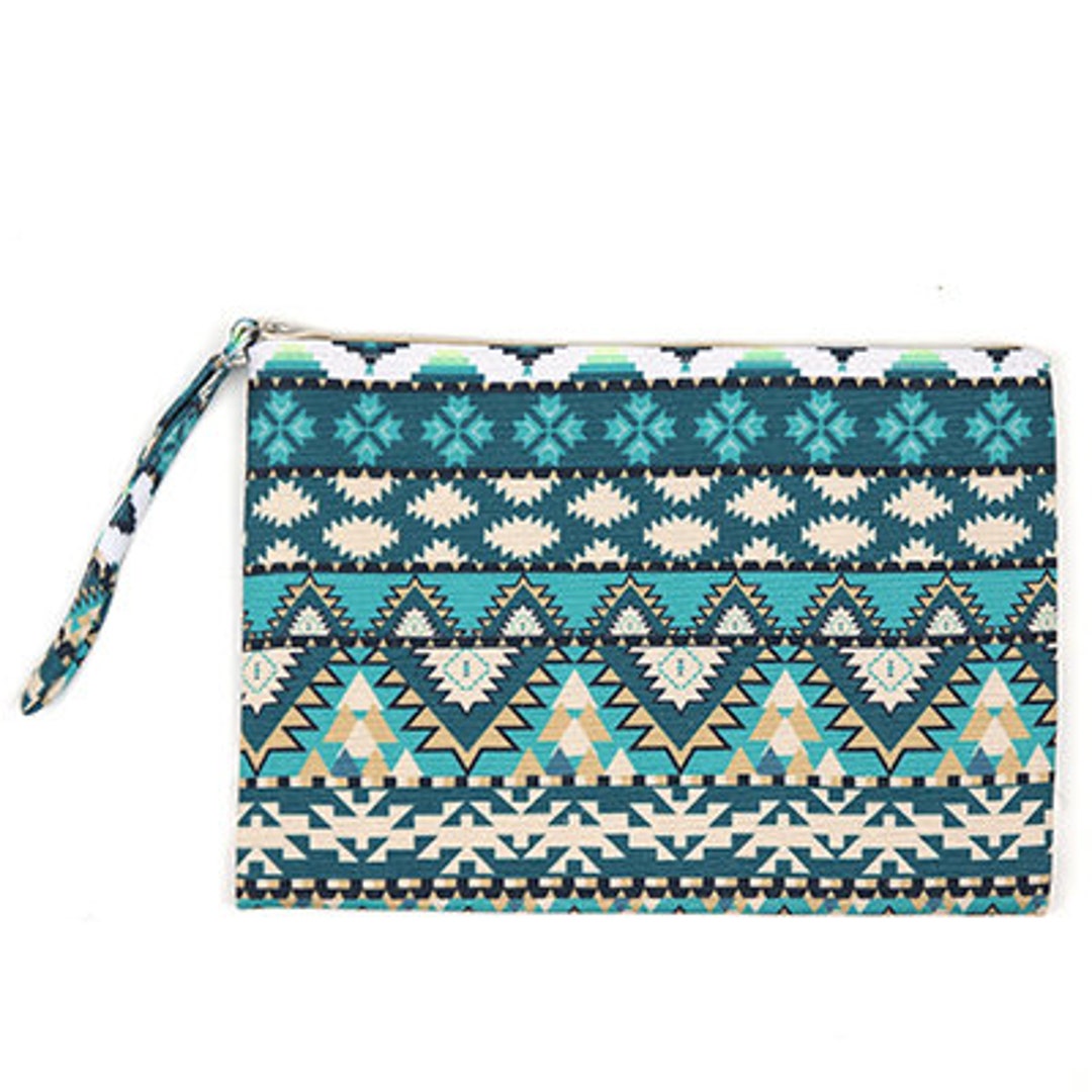 Hand Sewn Native Inspired Cloth Wallet Pouch With Handle - Etsy