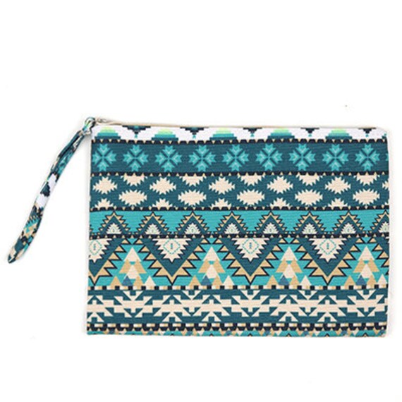 Hand Sewn Native Inspired Cloth Wallet Pouch With Handle | Etsy