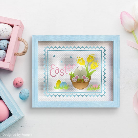 Easter Cross Stitch Pattern - Etsy