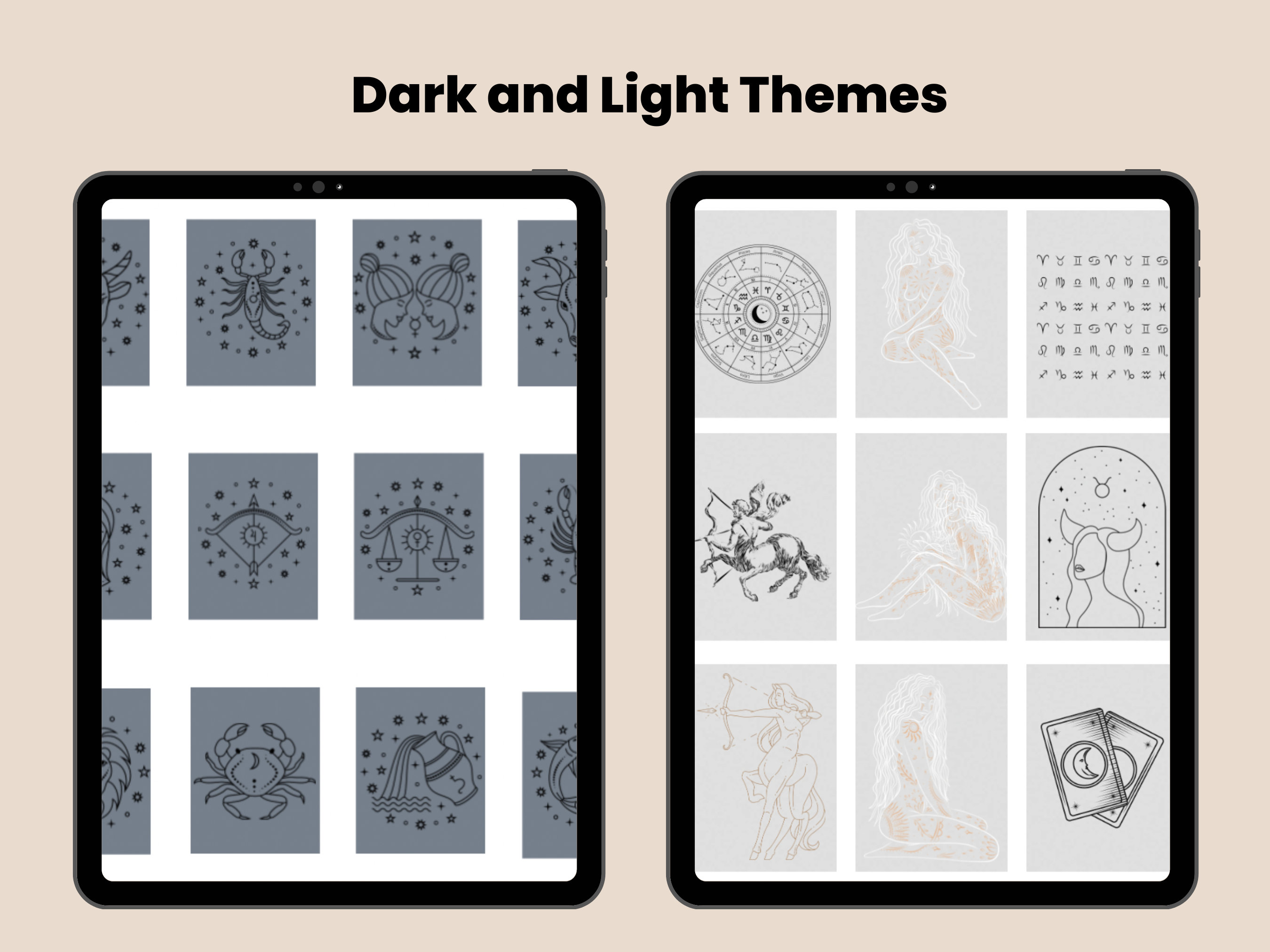 Zodiac Theme Digital Stickers for Digital Planners Compatible With ...