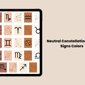 Zodiac Theme Digital Stickers for Digital Planners Compatible With ...