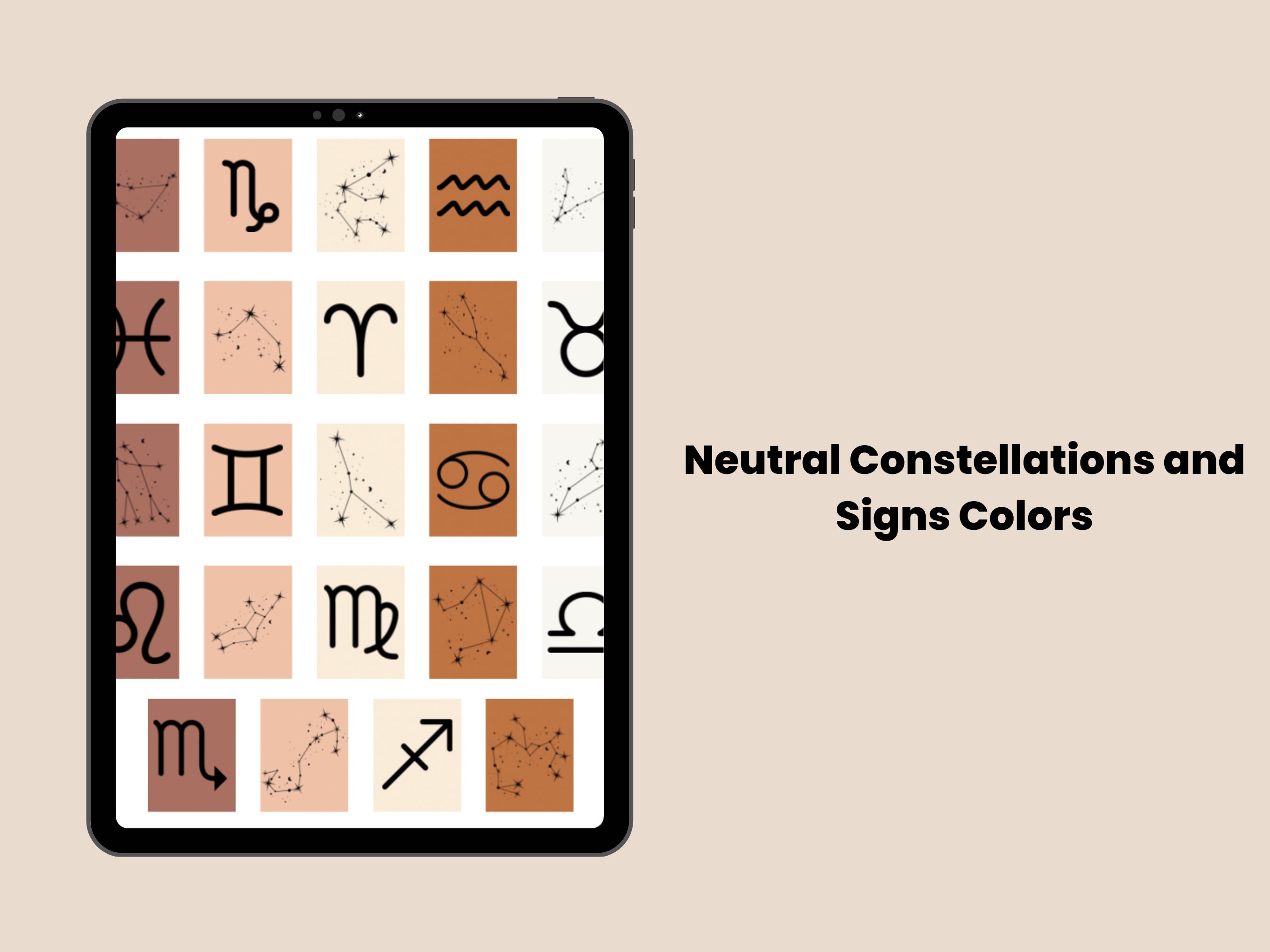 Zodiac Theme Digital Stickers for Digital Planners Compatible With ...