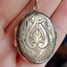 Antique Engraved Oval Gold Locket - Etsy