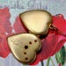 Edwardian Heart Gold Locket With Red Rhinestones - Etsy