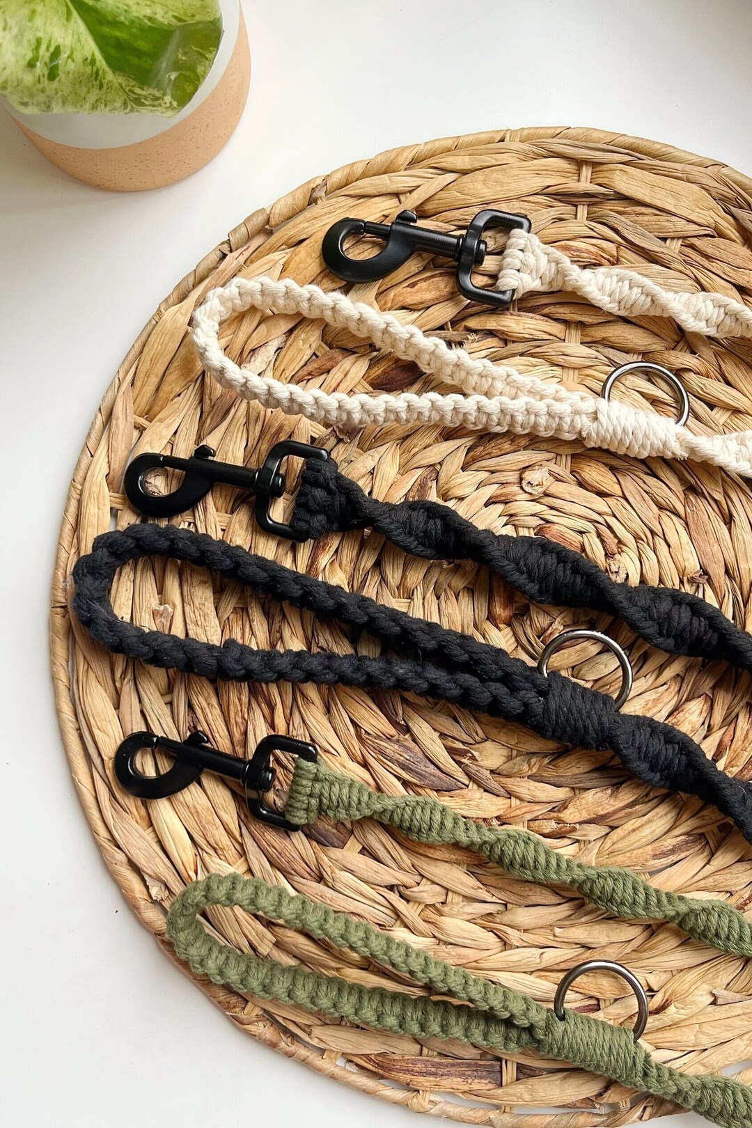 Dog Leash, Macrame Dog Leash, 4 Ft Leash, Handmade Dog Leash, Dog Accessories, Boho Macrame ...