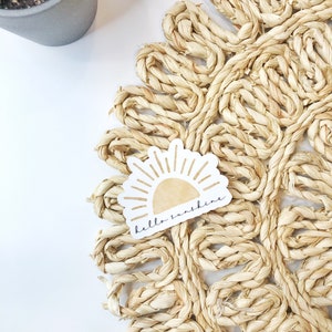 Hello Sunshine Sticker, Sunshine Sticker, Hello Sunshine, Love Sticker ...