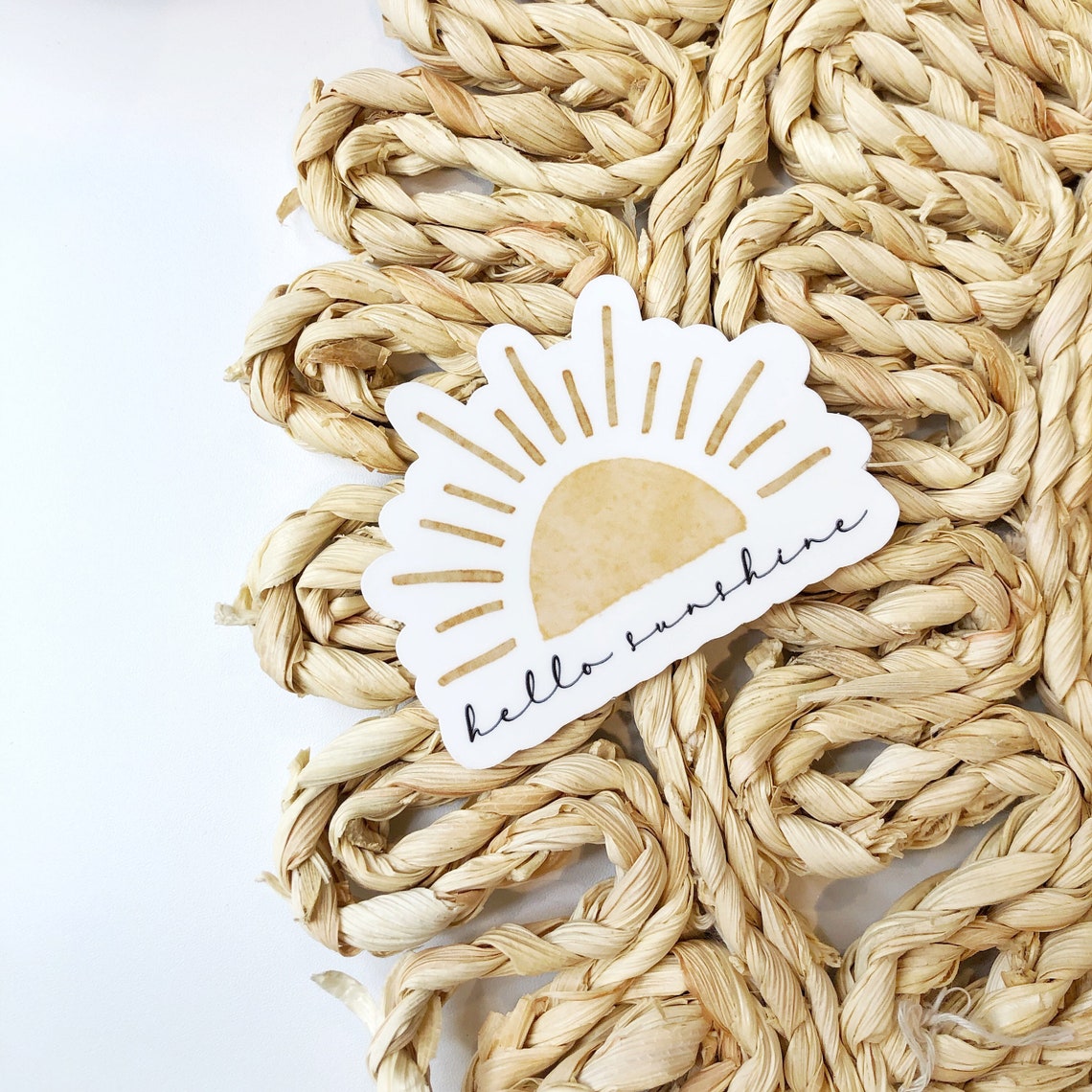 Hello Sunshine Sticker Sunshine Sticker Hello Sunshine Love | Etsy