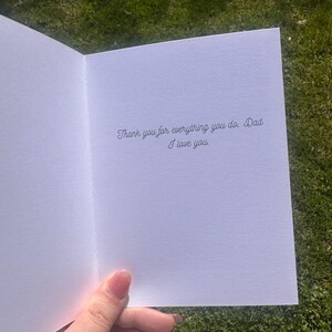 Father’s Day Card - Thank You Dad Card - Heartfelt Father’s Day Gift ...