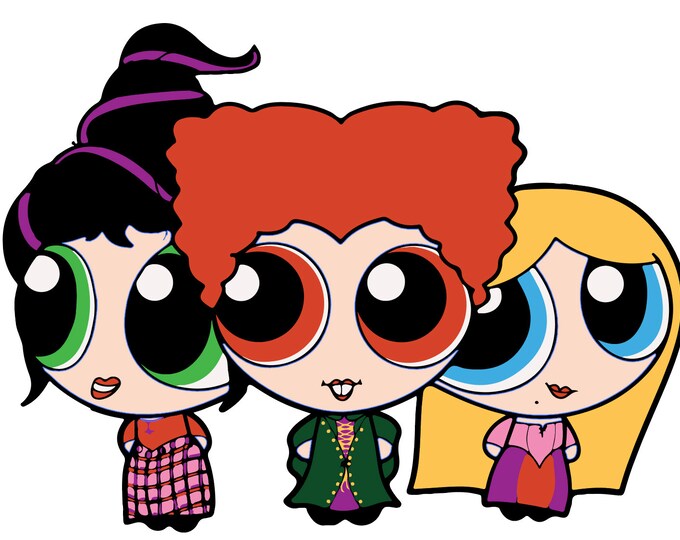 LAYERED SVG Power Puff Girls SVG - Etsy