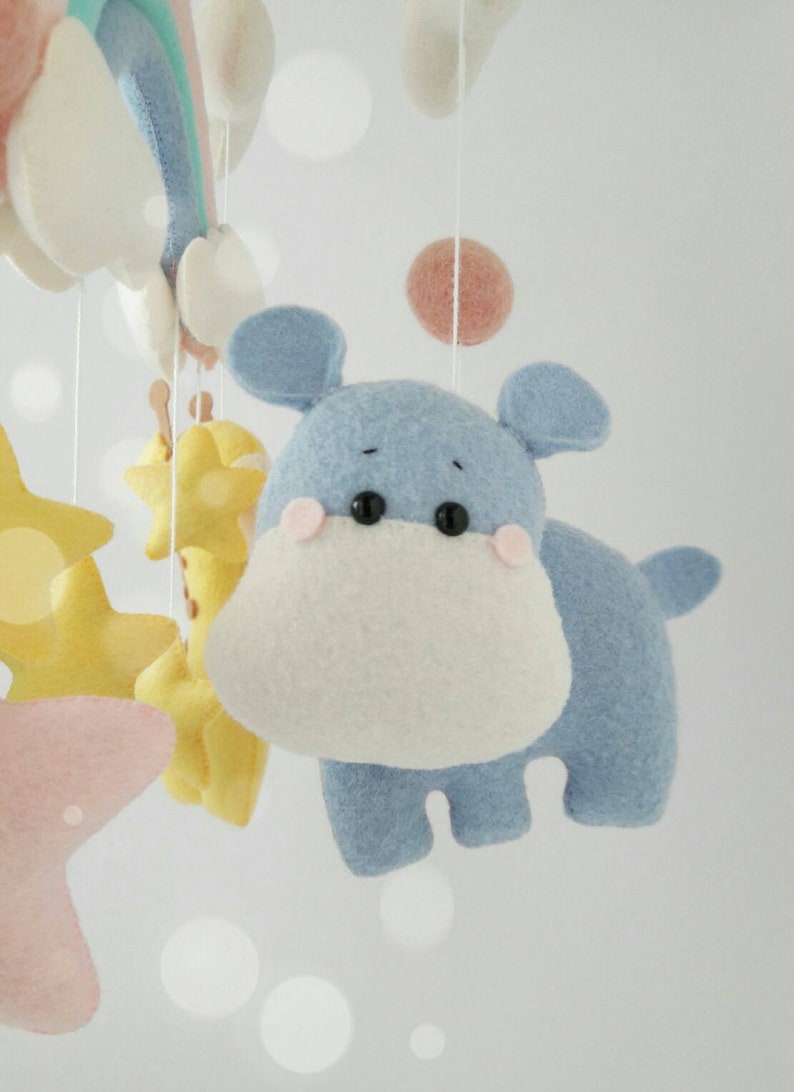 Crib Mobile With Animals, Safari Baby Mobile,safari Nursery Decor ...