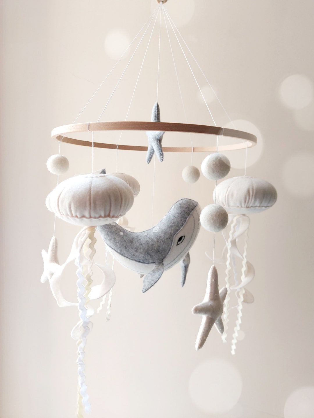 Baby Mobile Ocean, Ocean Theme Nursery, Congratulations Pregnancy Gift ...
