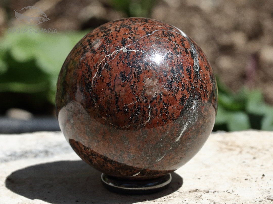 2.3" IJOLITE ROCK Sphere | Rare Collectible Gemstone Sphere 58 Mm (2.28 ...