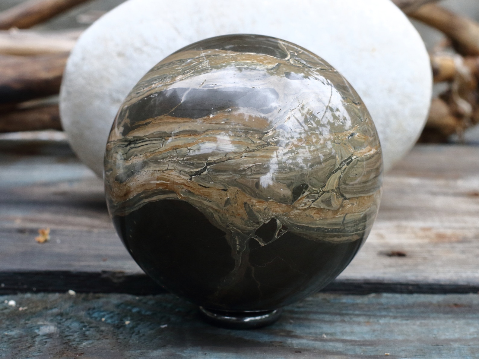 3.2 SENGILITE ARGILLITE SPHERE Rare Collectible - Etsy