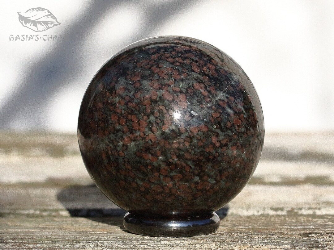 2.0" ECLOGITE Rock Sphere | Rare Collectible Gemstone Sphere 52 Mm (2. ...