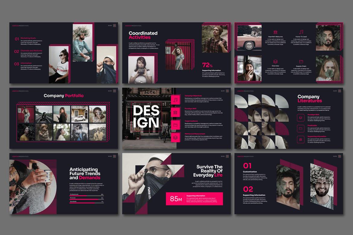 Keraton Powerpoint Template, Modern Powerpoint, Movie Pitch Deck ...