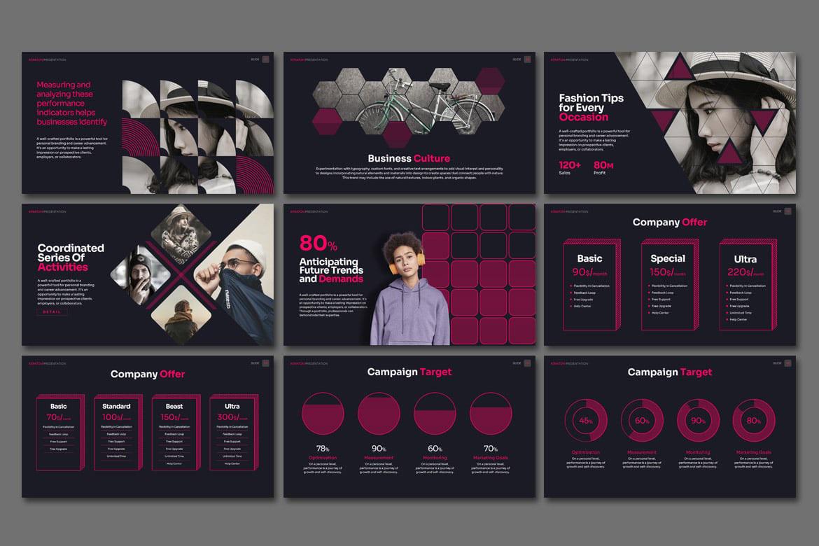 Keraton Powerpoint Template, Modern Powerpoint, Movie Pitch Deck ...
