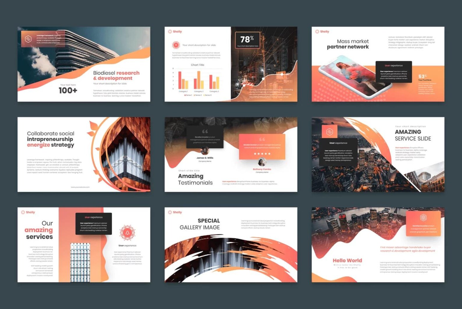 Shelly Powerpoint Template, Business Powerpoint Template, Modern PPT ...