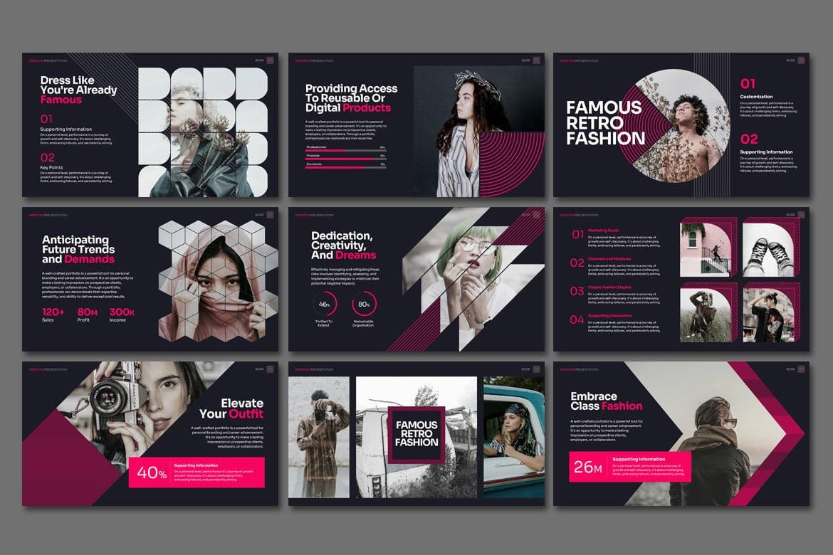 Keraton Powerpoint Template, Modern Powerpoint, Movie Pitch Deck ...