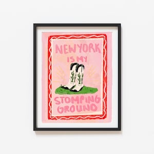 Stomping Ground Customisable Wall Print – Illustrated by Weezy ...