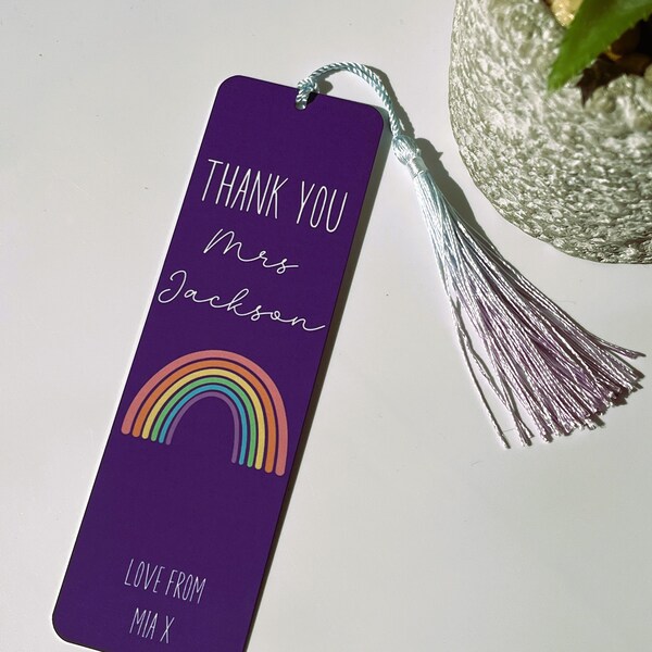 Thank You Bookmark - Etsy