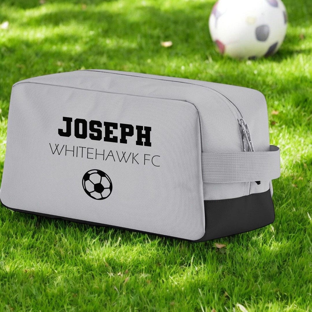 Personalised Football Boot Bag: Water Resistant Sports Bag - Etsy