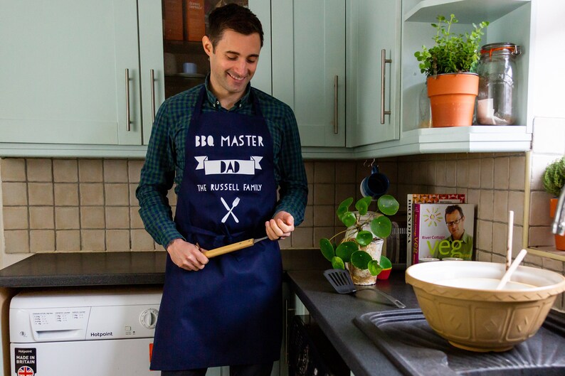 Personalised Dad Apron Father Apron Daddy Gifts Dad Gift - Etsy