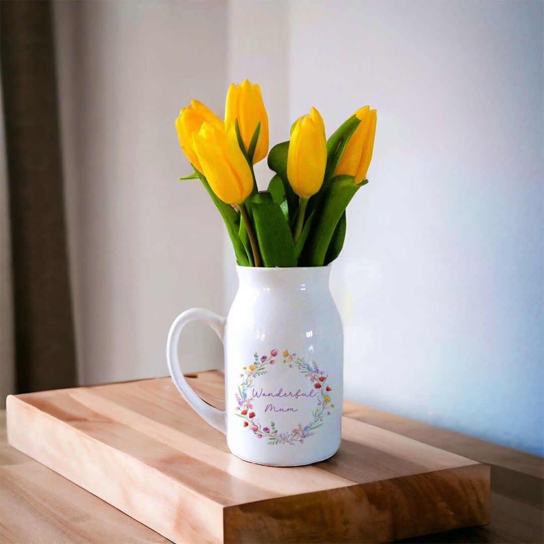 Vase for Mum, Flower Vase, Ceramic Vase, Personalised Vase, Mothers Day ...