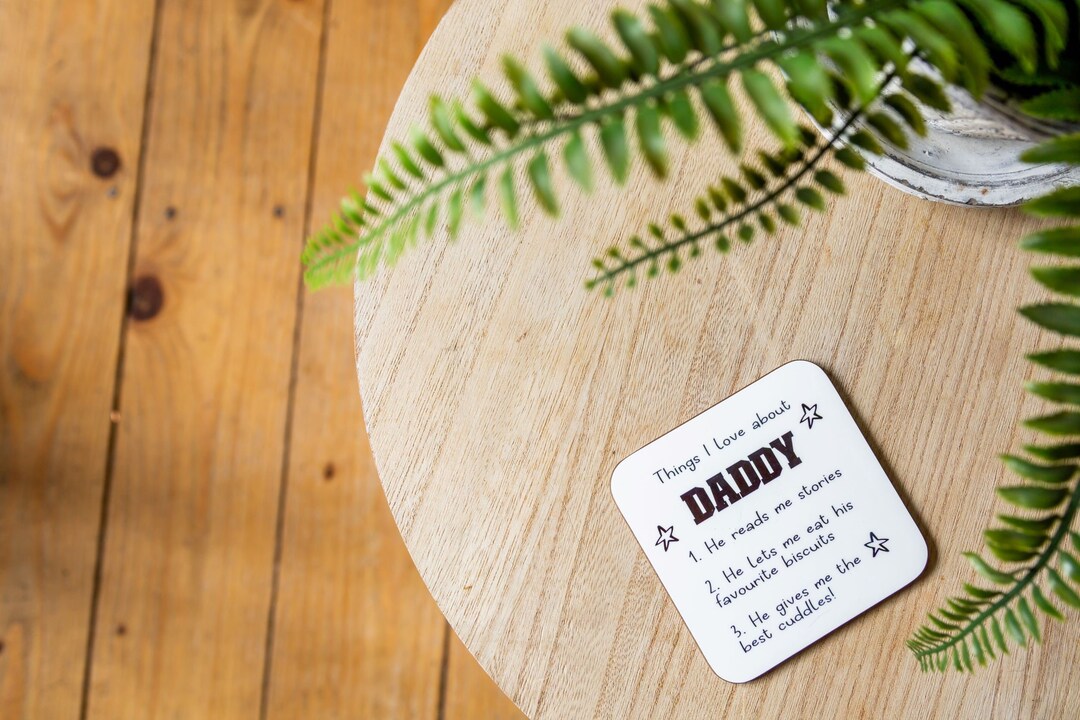 Fathers Day Coaster, Fathers Day, Fathers Day Gifts, Fathers Day Gift ...