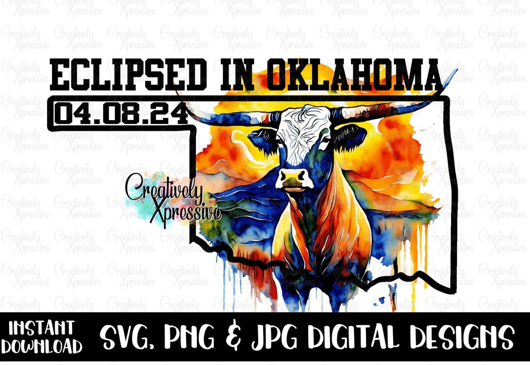 Eclipsed in Oklahoma, Total Solar Eclipse, April 8th 2024 Digital ...