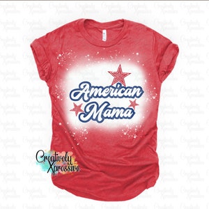 American Mama PNG File, Sublimation Design Download, Digital, Patriotic ...